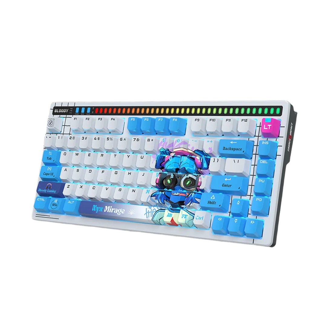 Bloody AT75 Alpha Optical Switch Wired Mechanical Keyboard 75%