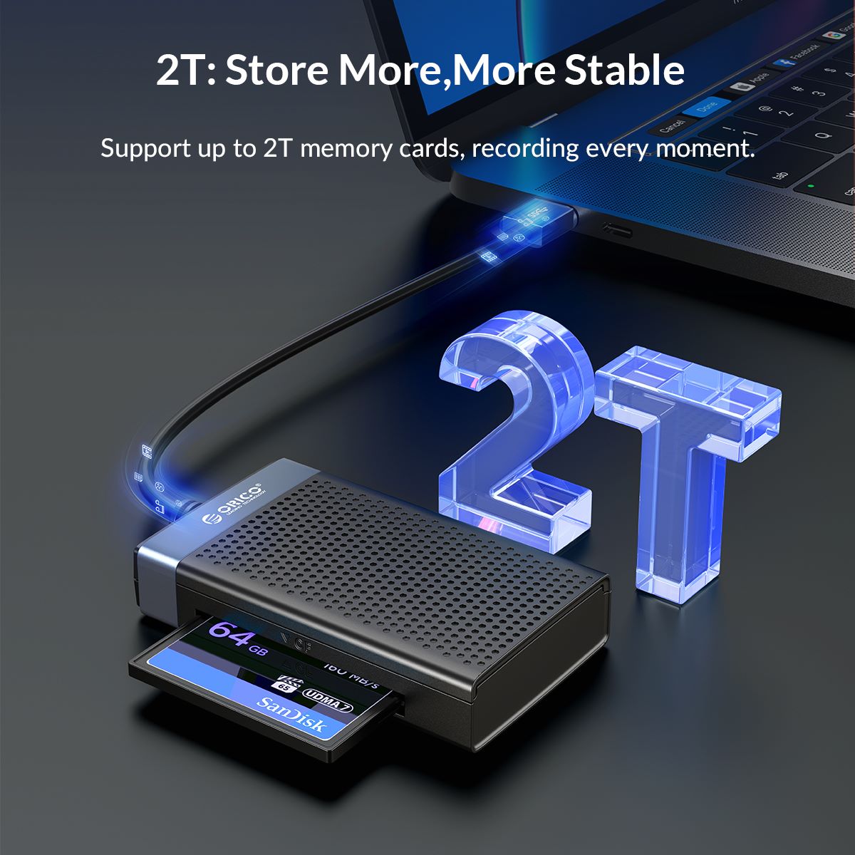 Orico CL4D-C3 Card Reader Type-C