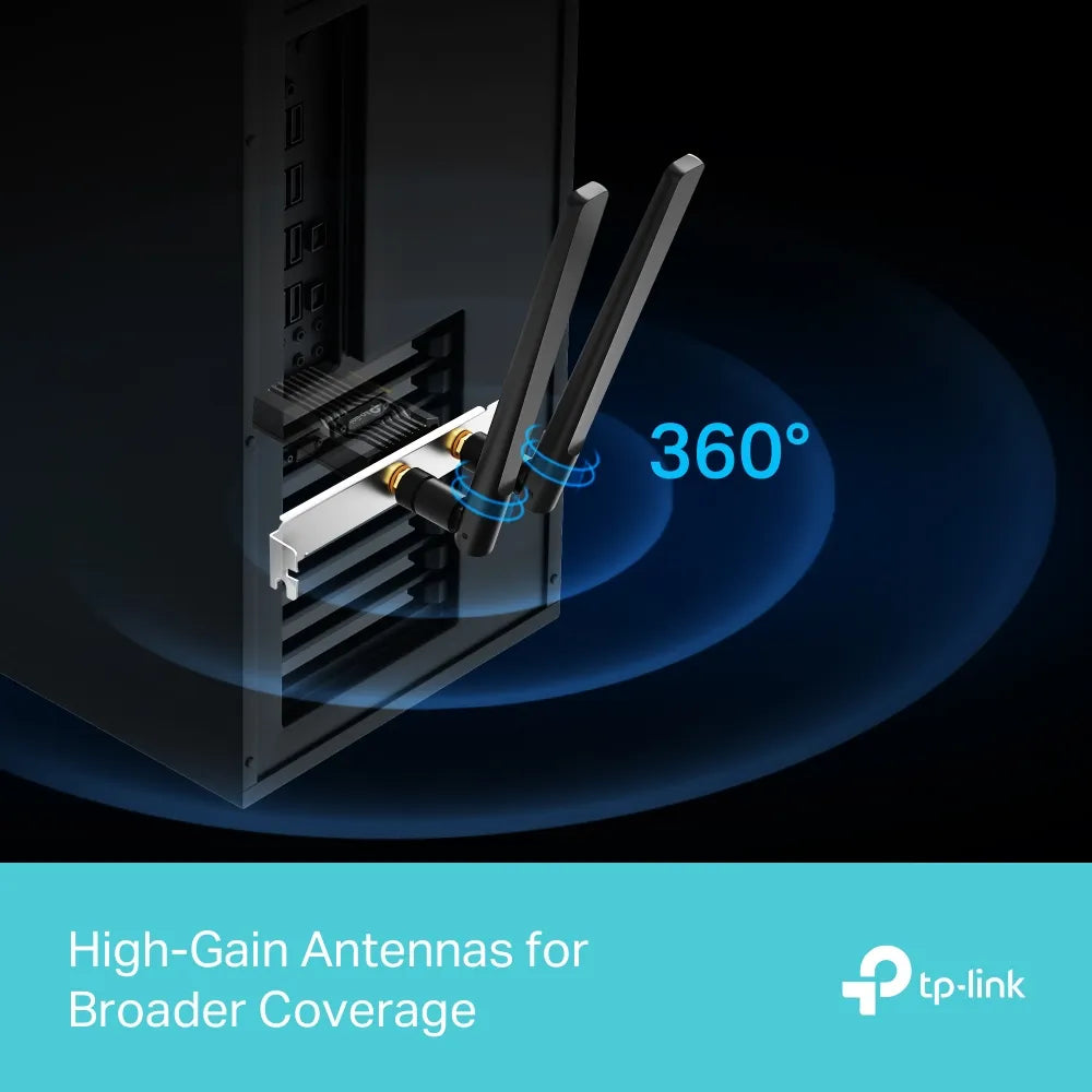 TP-Link Archer TX55E AX3000 Wi-Fi6 Bluetooth 5.3 PCIe Adapter